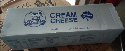 Devondale Cream Cheese (2kg) – MC Maju Cold Storage Sdn Bhd