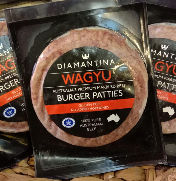 Wagyu 100% Beef burger patties (150g/pkt) – MC Maju Cold Storage Sdn Bhd